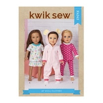 Kwik Sew Sewing Pattern 4342 - 14" Doll Clothes, Size: OS (One Size ...