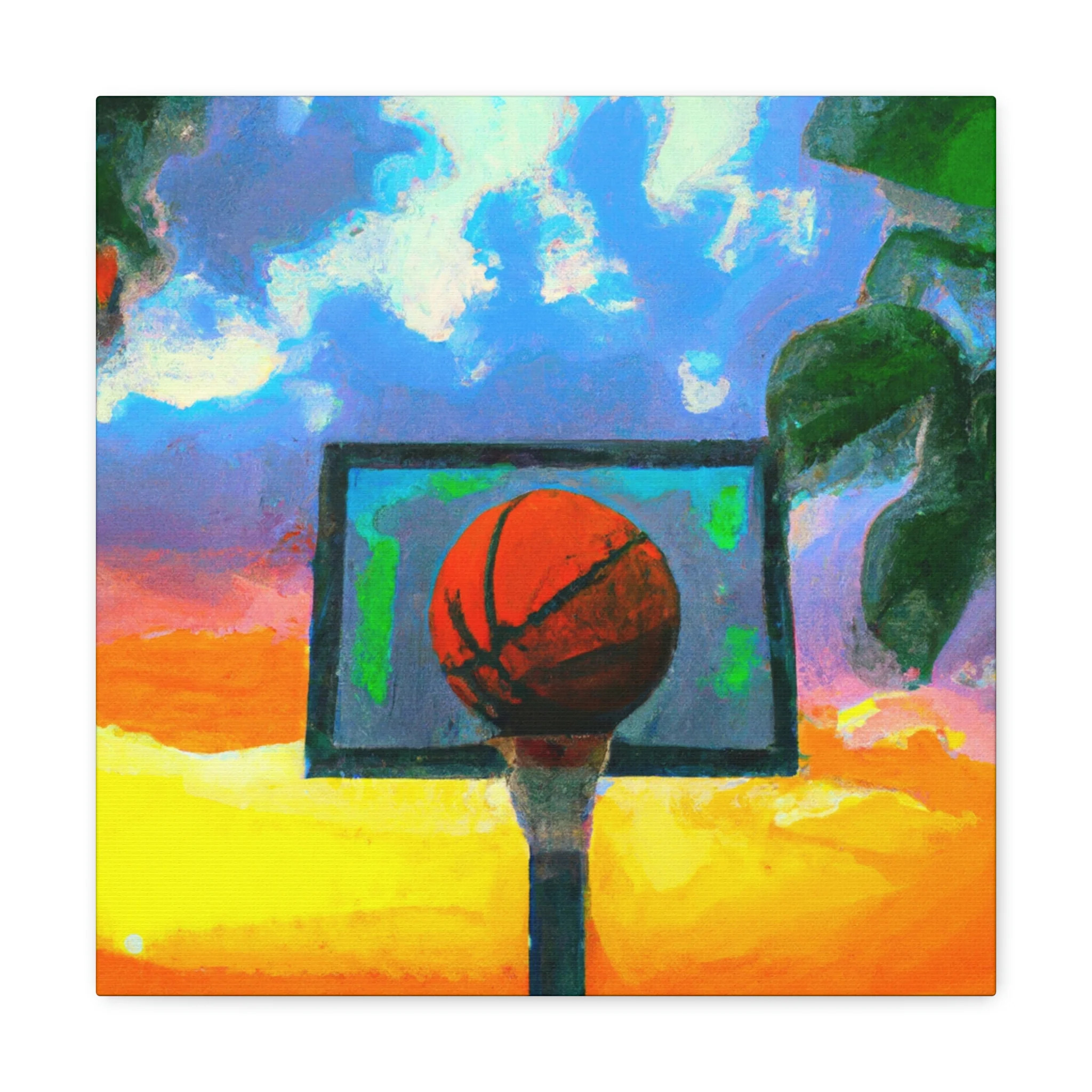 Athletic Hoop Splendor - Canvas - Walmart.com