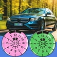 Pack Of 2 Gel Raised License Plate Inspection Stickers Strong ...