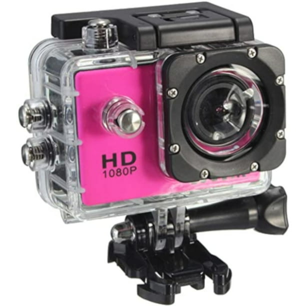 Sportcam 1080P Gadgets One Contra Agua Rosa | Bodega Aurrera en línea