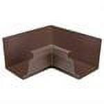 Amerimax 4 In. Galvanized Steel Brown Miter K-Style Gutter Inside ...
