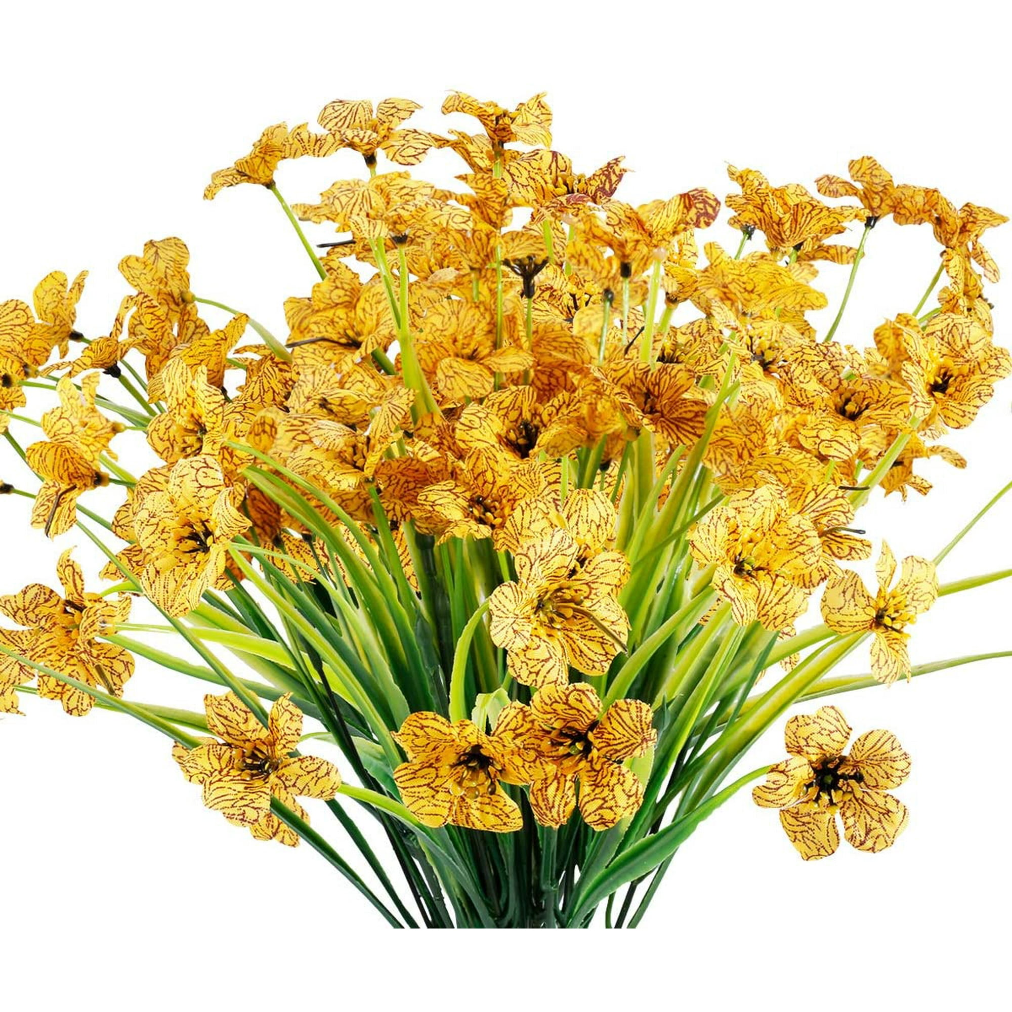 Click here for Mgfed 12 Bundles Artificial Flowers Outdoor Uv Res... prices