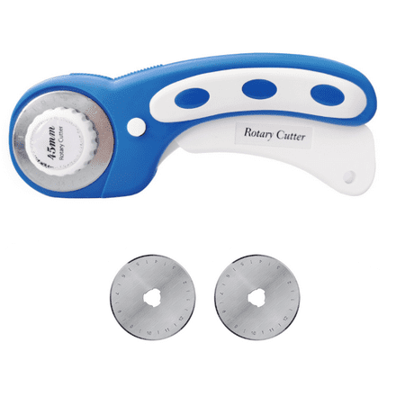TESNN 45MM Blue Rotary Cutter Kit Patchwork Cutter Round Knife Round ...