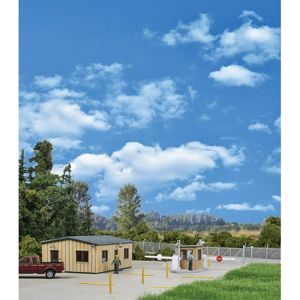 Walthers Cornerstone HO Scale Building/Structure Kit Modern Security ...