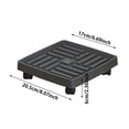 Square Plant Caddy With Wheels Heavy Duty Rolling Plant Stand For Large ...