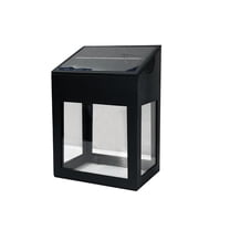 Mainstays 2-Count Solar Powered Black Wall Mountable LED Step Light, 3 ...