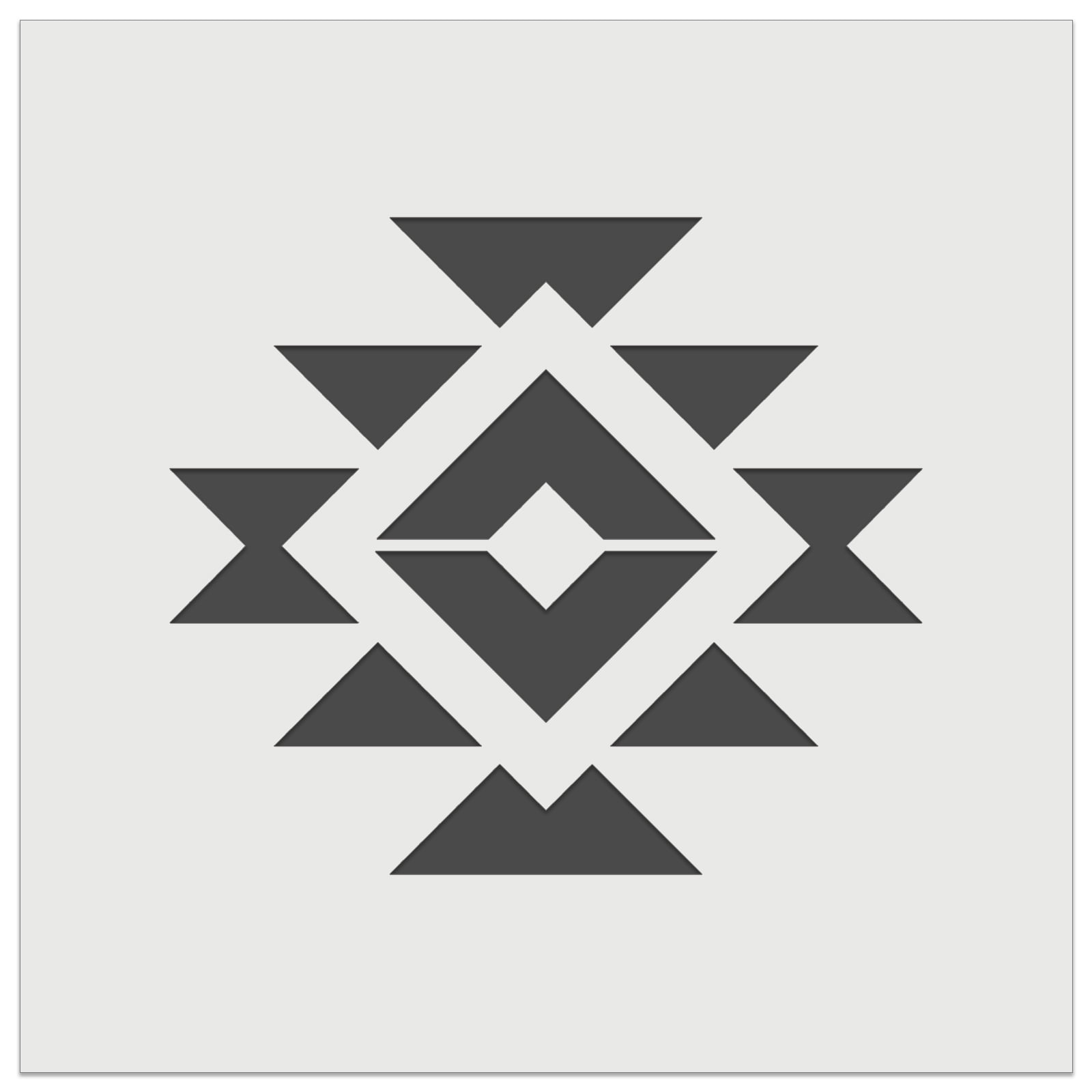 Southwest Pattern Shape DIY Cookie Wall Craft Stencil - 4.5 Inch ...