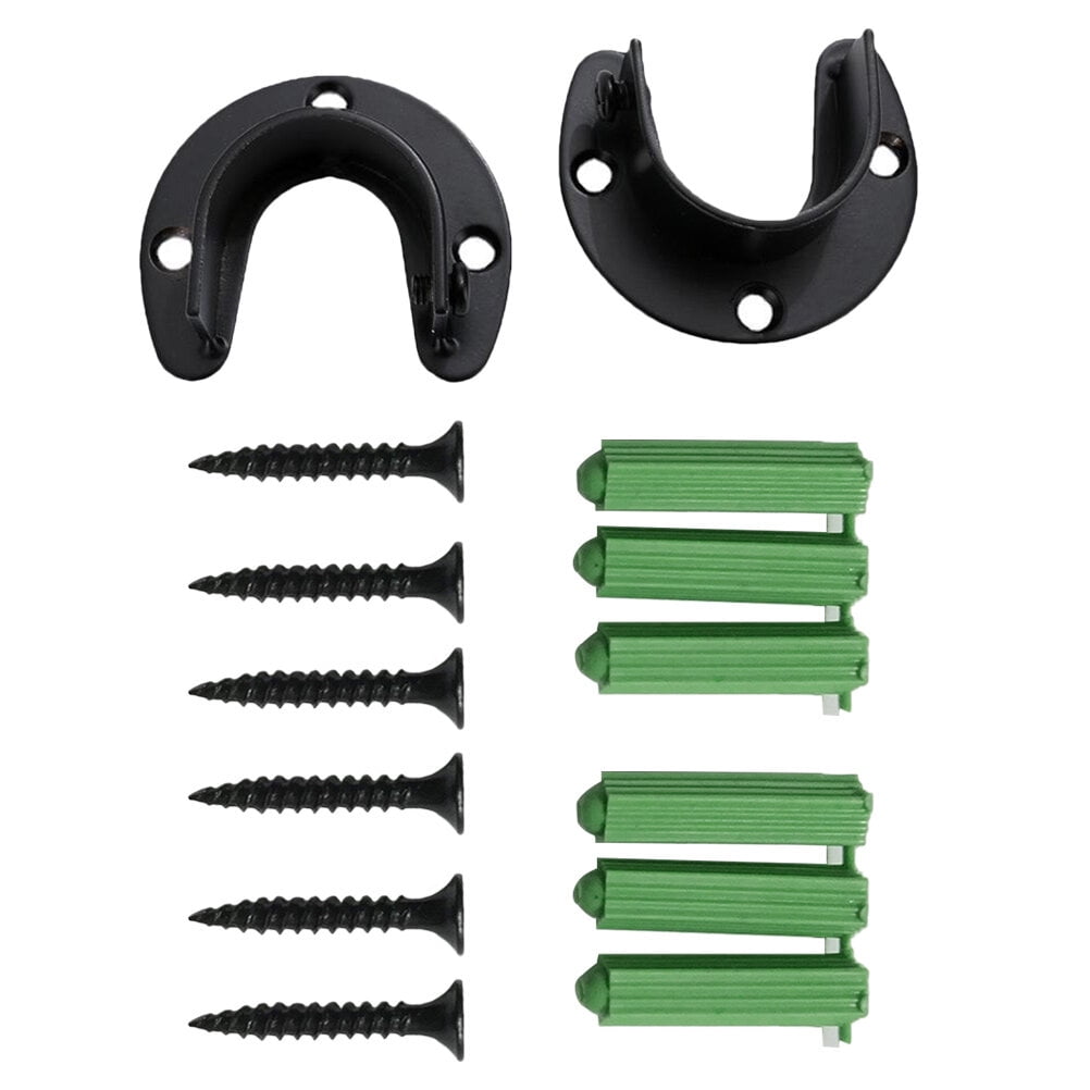 Click here for Unomor 2pcs Closet Rod Bracket Closet Rod Support... prices