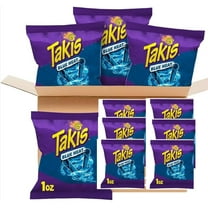 Takis Blue Heat Mini 25 pc / 1.23 oz Bite Size Multipack, Hot Chili ...