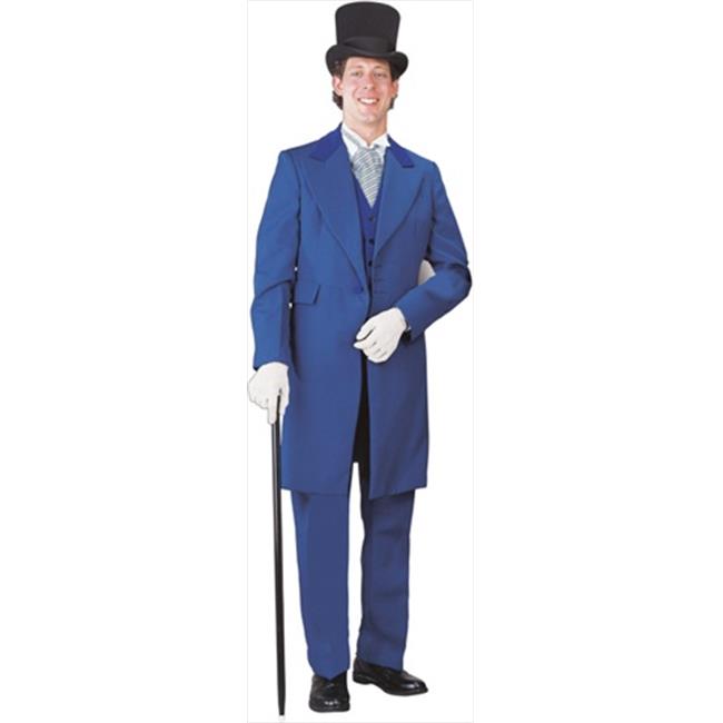 Rubies 90802A Single-Breasted Prince Albert Costume, Black - Large ...