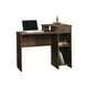 Mainstays Student Desk with Easy-glide Drawer, Canyon Walnut Finish ...