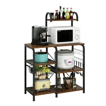 Tribesigns Kitchen Bakers Rack with Power Outlets, 10-Tier Microwave ...