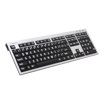 LogicKeyboard XL Print Advance - Keyboard - USB - US - white on black ...