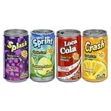 Mini Soda Can Fizzy Candy .25oz - 4 Assorted Flavors (18 Pack ...