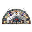 Tiffany Style Stained Glass Window Panel, Hanging Geometric Design ...