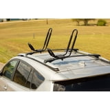 Hyper Tough Universal Roof-Mounted Black J-Rack Kayak Exterior Carrier ...