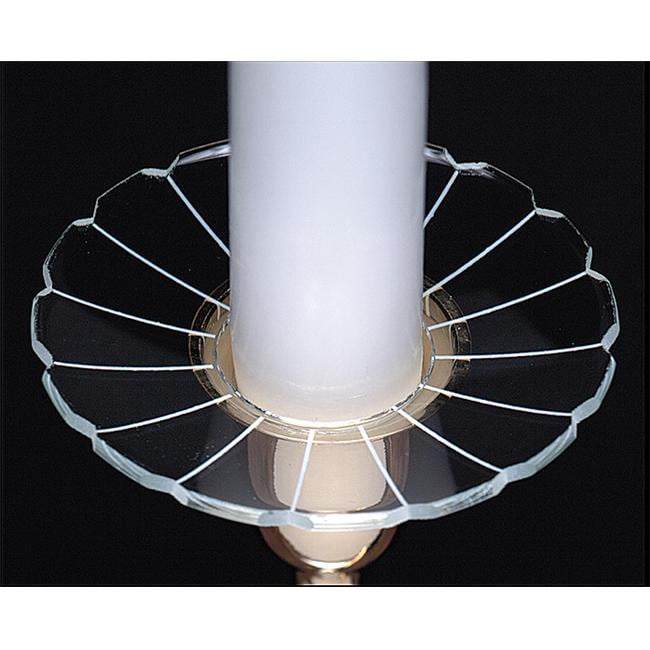 Biedermann & Sons M124 Fancy Segmented Glass Bobeche - Walmart.com