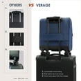 Verage Underseat Carry-On Luggage with Spinner Wheels, USB Port - Navy (14-Inch) - Walmart.com