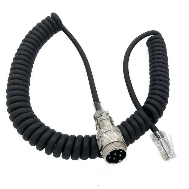 8Pin Cord To RJ45 Microphone Adapter Cable for Yaesu FT450D FT897D ...