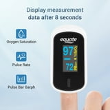 Equate Fingertip Pulse Oximeter, Heart Rate Monitor and SpO2 Levels HSA ...