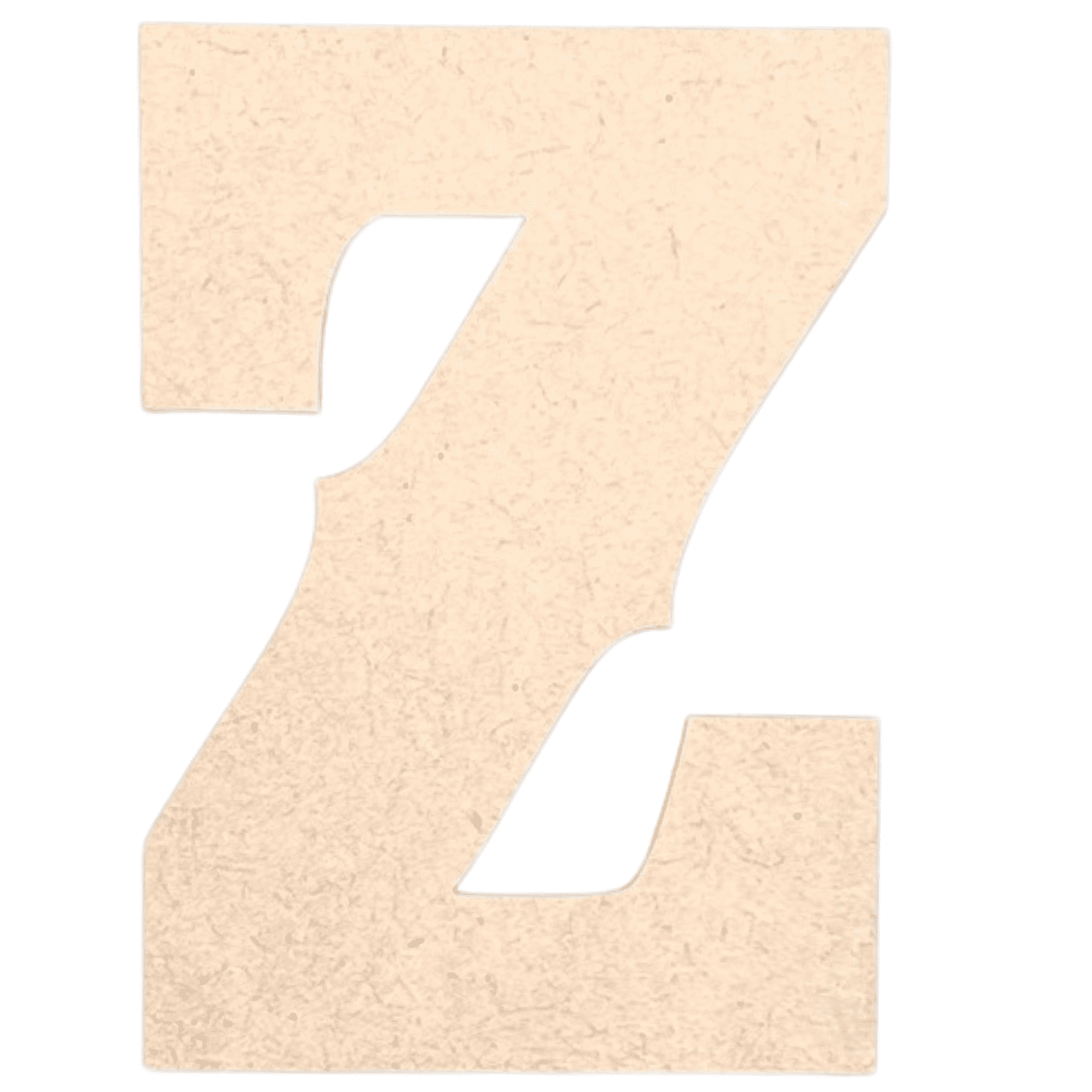Krafty Supply 8" Tall Western Block - MDF Letter Z | 1/8" Thick ...