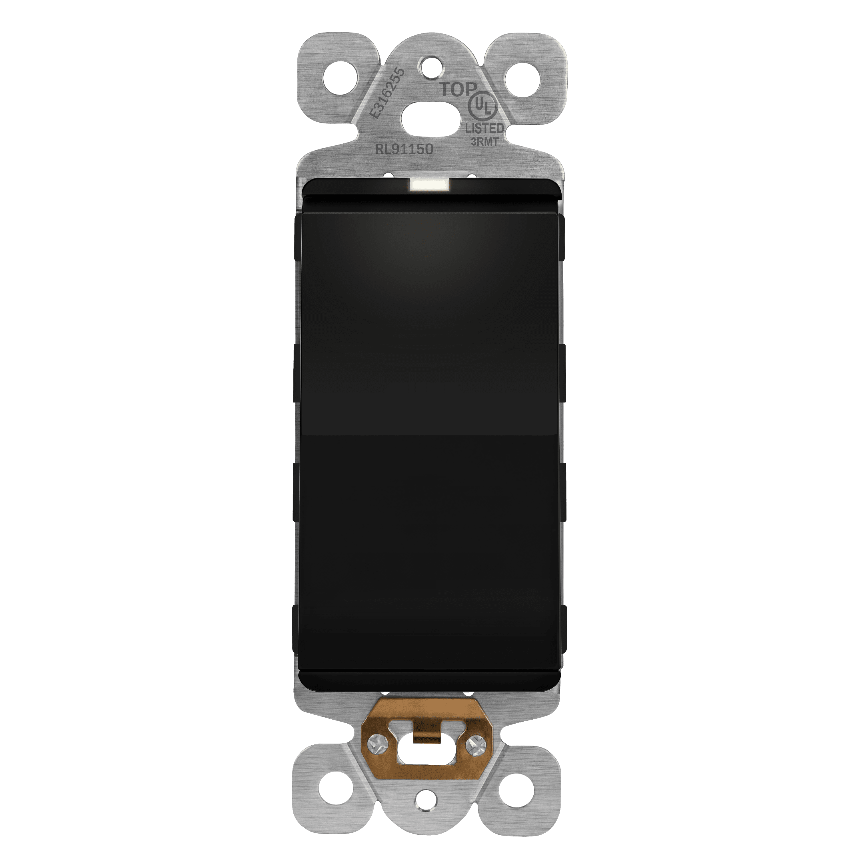 ENERLITES Reve Collection Lighted Decorator Paddle Switch with Locator ...