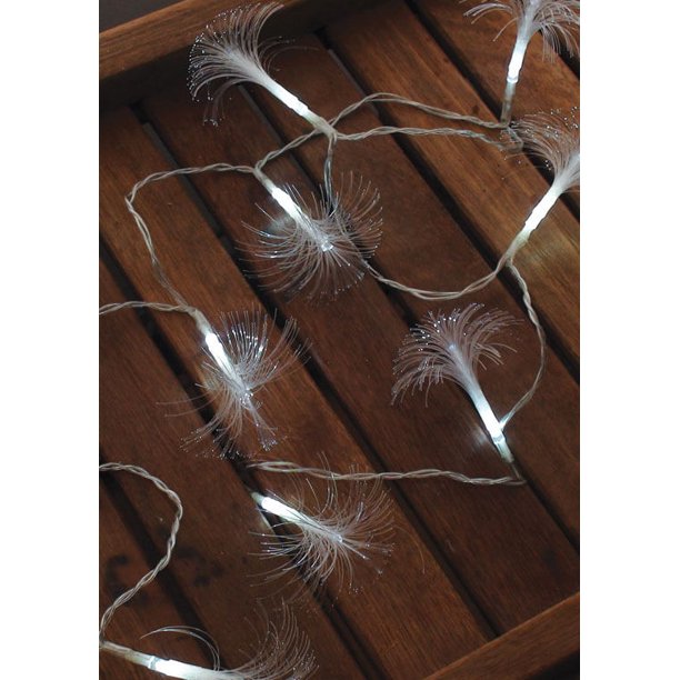 Fiber Optic Flare String Light Dual Color White & Warm White - Walmart ...