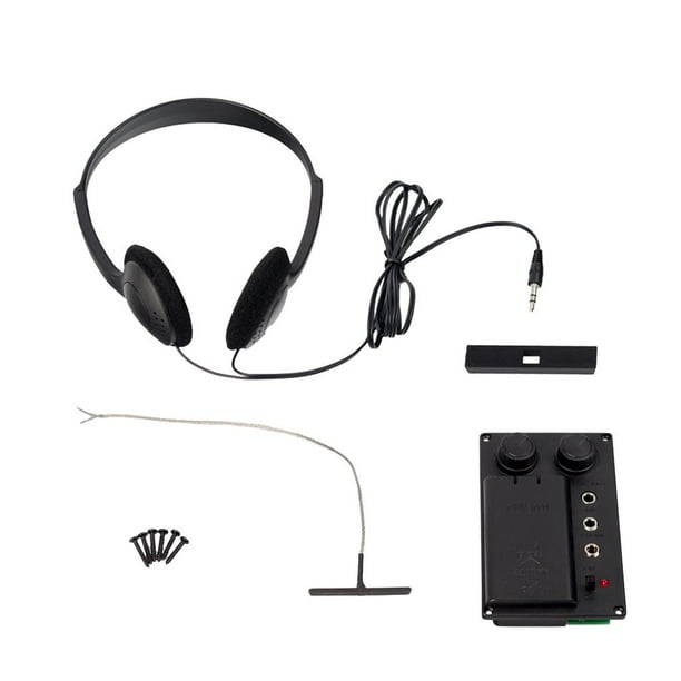 Piezo pickup for electric violin with headphones Volume control with ...