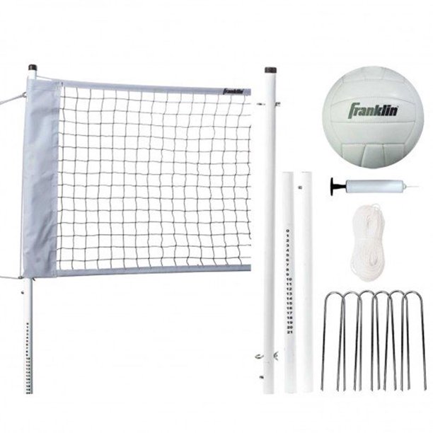 Franklin Sports 52642 Professional Complete Volleyball Game Set with ...