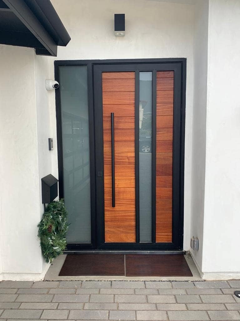 Modern Handle Contemporary 36-48 inches - Round Bar Shape Door Handle ...