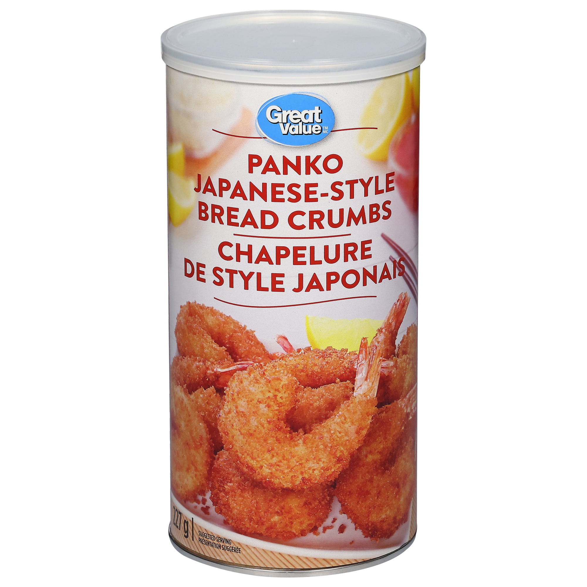 Click here for Great Value Plain Panko Bread Crumbs 227 G prices