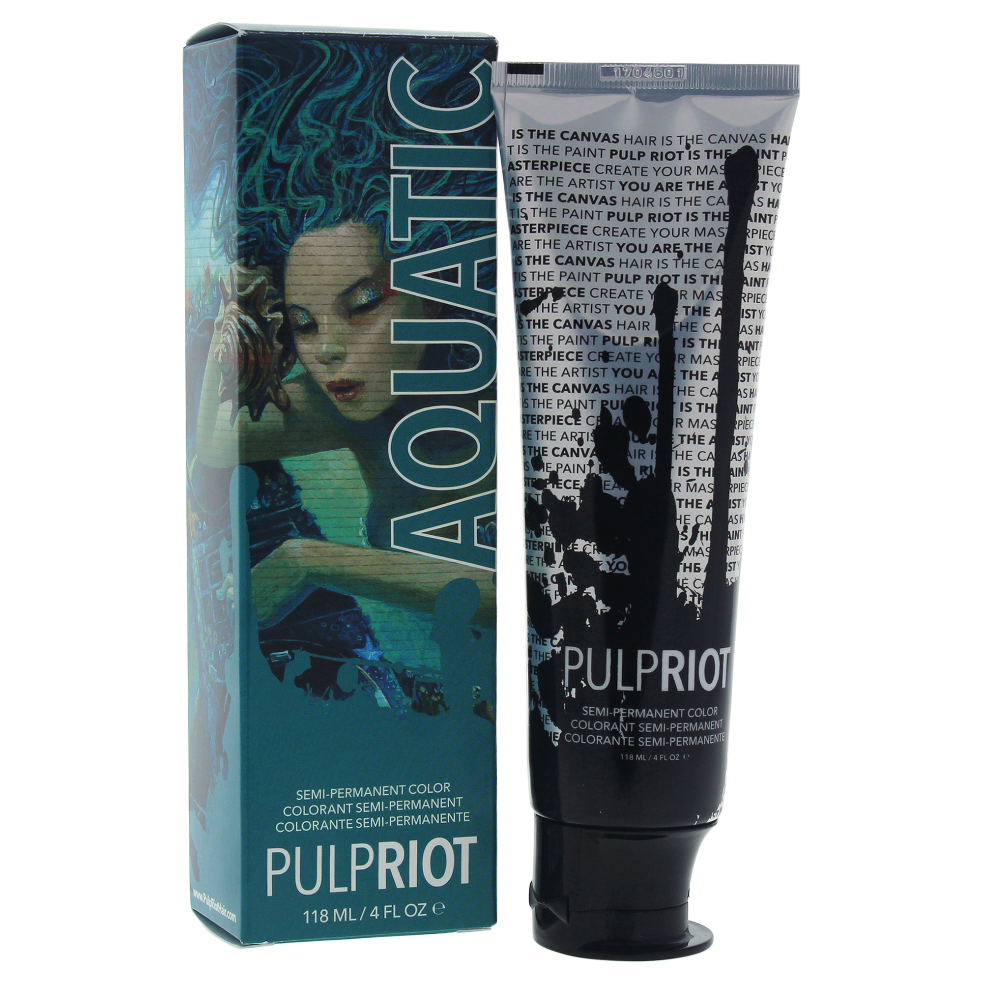 Semi-Permanent Color Aquatic - Aqua by Pulp Riot for Unisex - 4 oz Hair ...