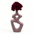 12 inch Pink Decorative Metal Flower Vase by 90210 Kitchen and Bath ...