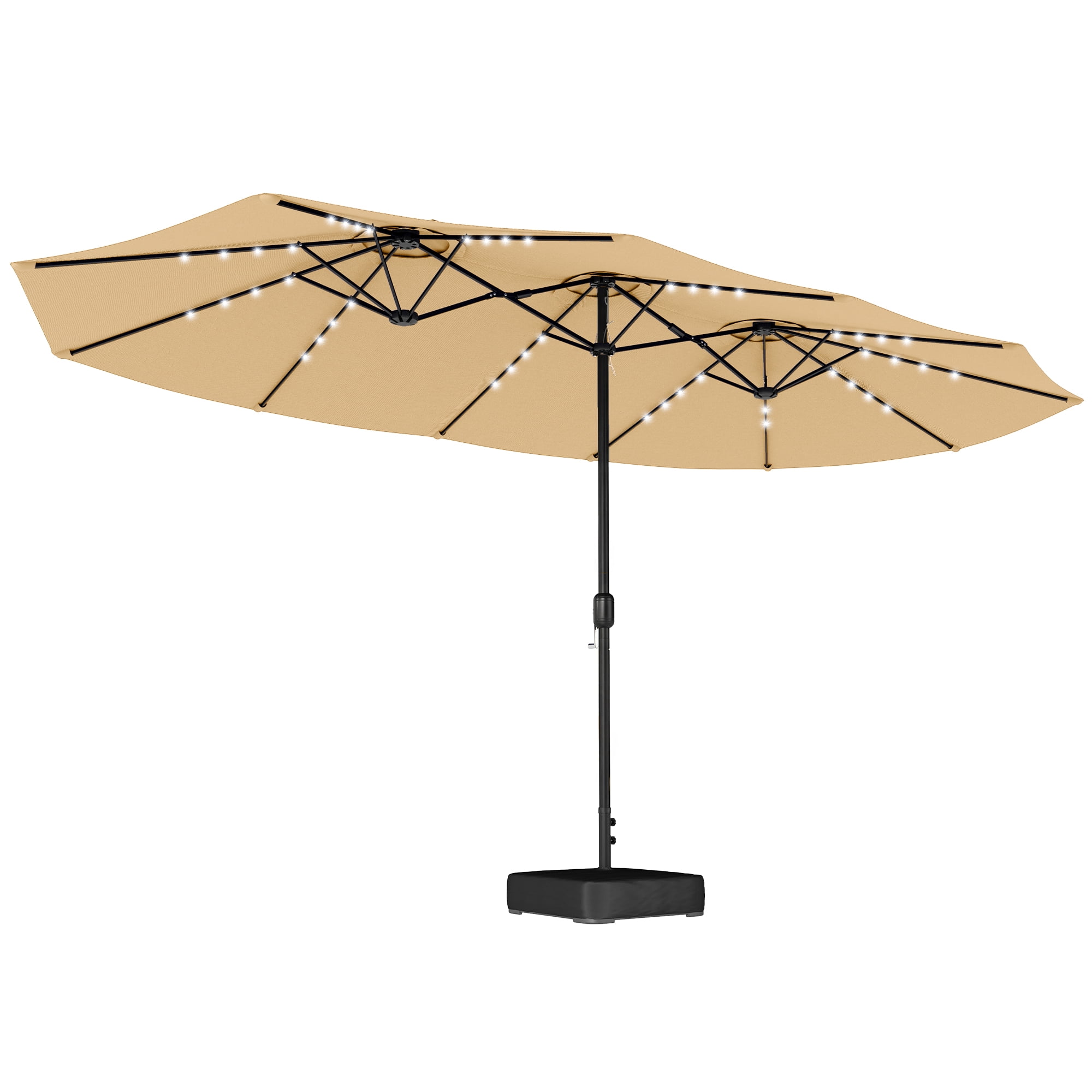 Click here for Outsunny 15ft Double-Sided Patio Umbrella Outdoor... prices