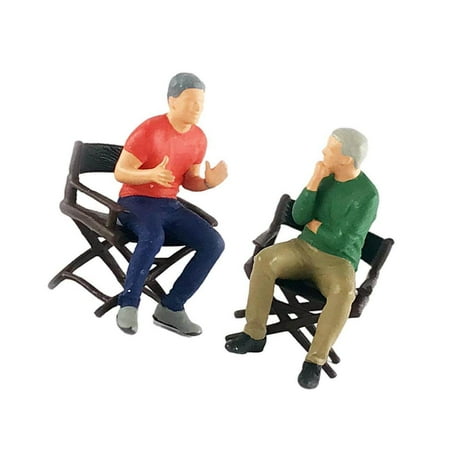 1/64 Figures Talking Scene Tiny People Miniature for Dioramas resin ...