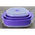 Anyday Cookware, Purple - Nesting Microwave Containers, Set of 3 ...