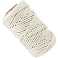 HONMEET 1 Roll Knitted Cotton Rope Beige Crafting Wall Hangings Plant ...