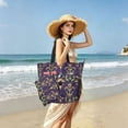 DIXRUYEE Large Water-Resistant Tote Bag with Wet Pocket & Matching ...