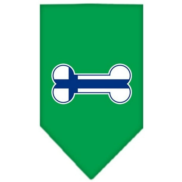 Bone Flag Finland Screen Print Bandana Emerald Green Small - Walmart.com