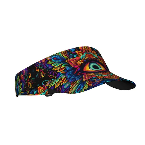 Balery Vibrant Psychedelic Eye Gorra deportiva con visera ajustable ...