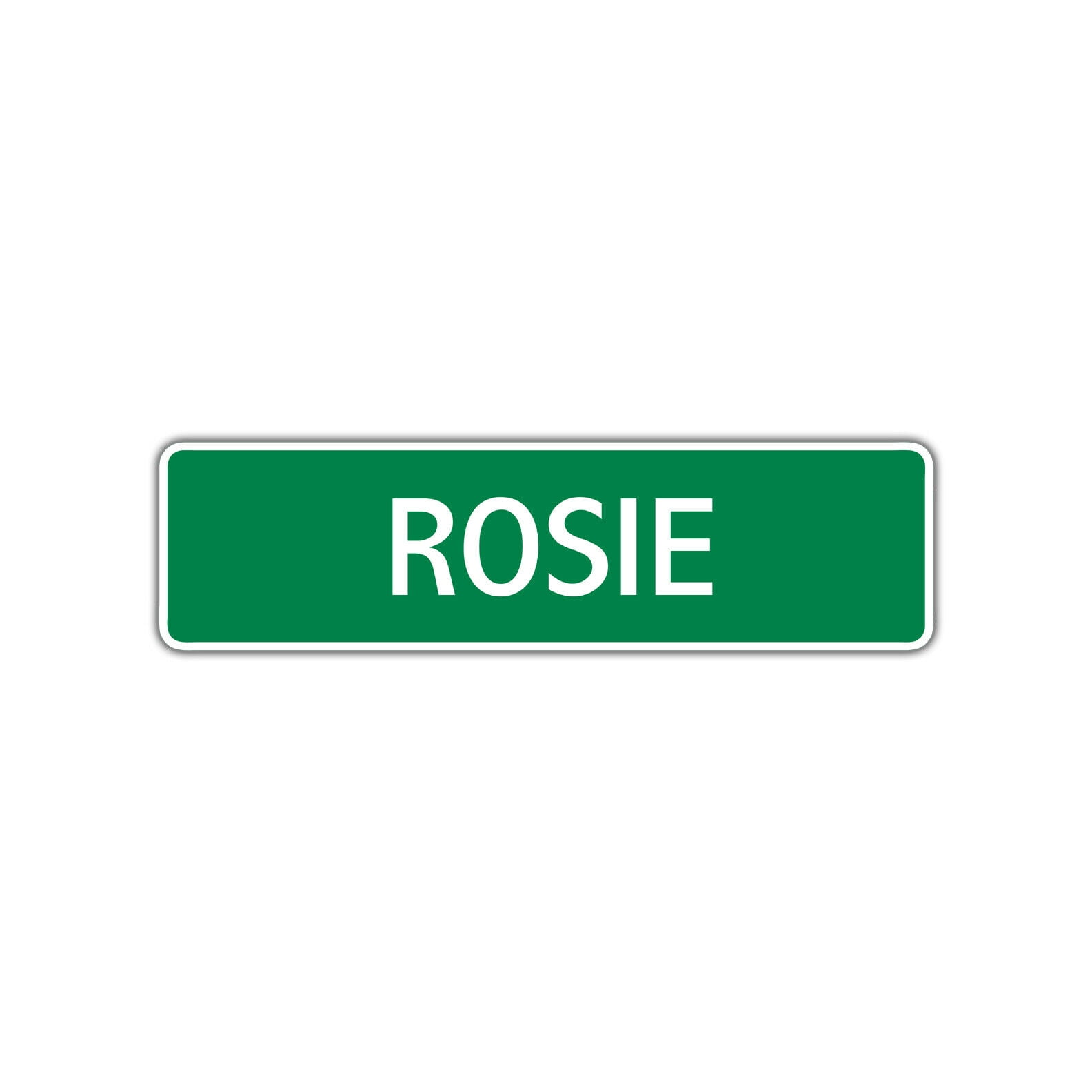 Rosie Girls Children Name Letter Printed Plaque Decoration Label Indoor ...