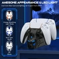 PS5 Controller Charger Station,Playstation 5 Dualsense Charging Station ...