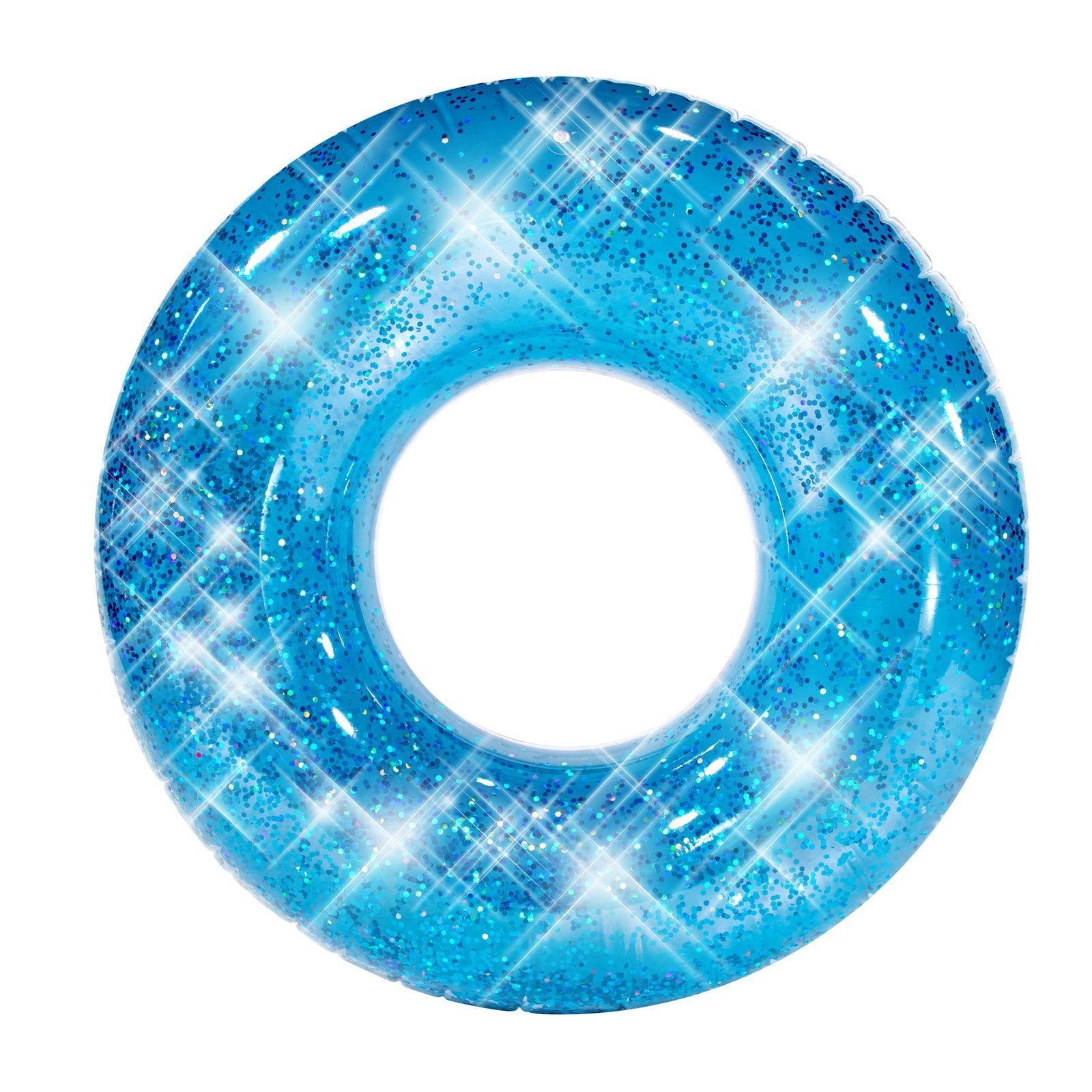 Glitter Pool Tube 48"- Blue Glitter - Walmart.com