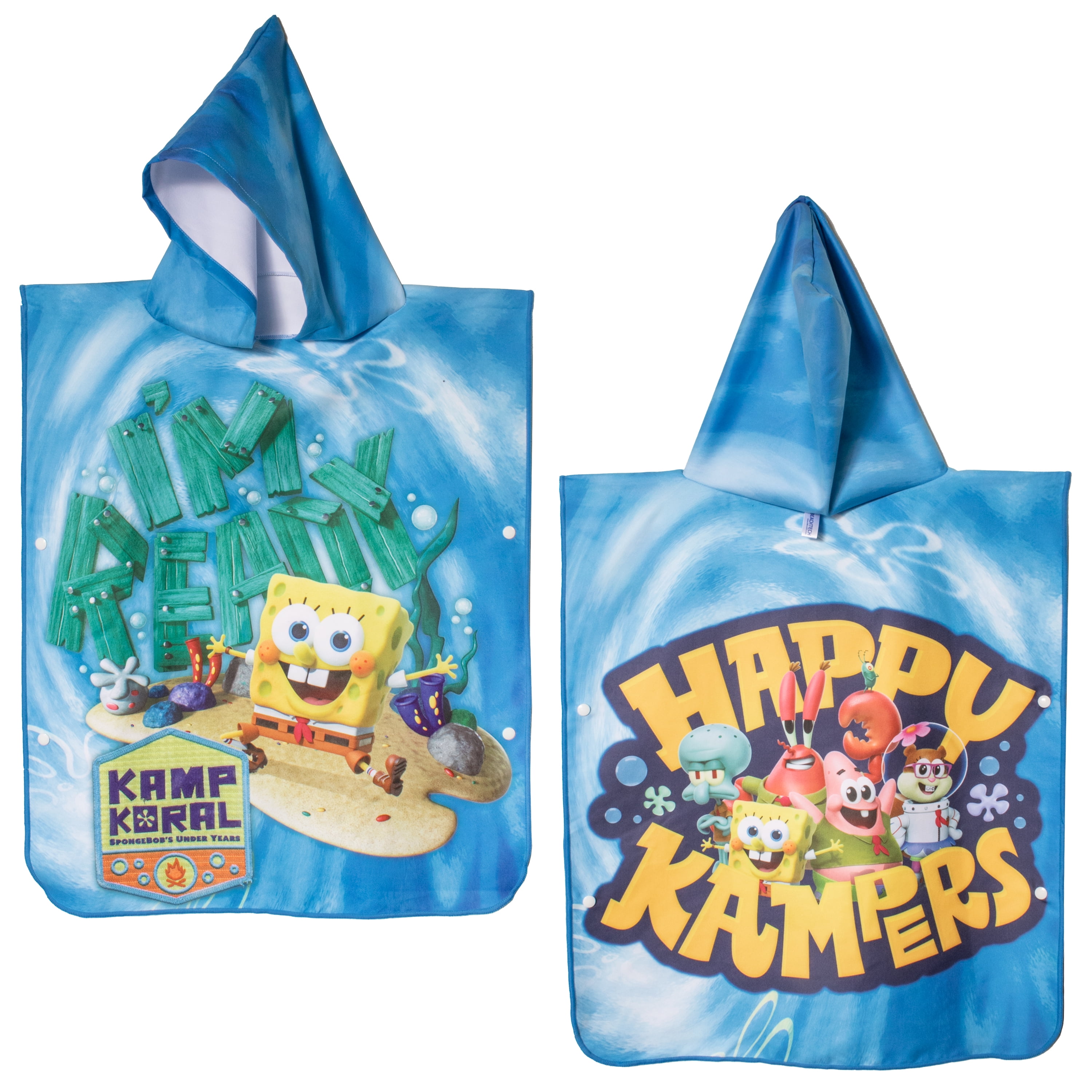 Kamp Koral SpongeBob Childrens Hooded Beach Towel | I'm Ready ...