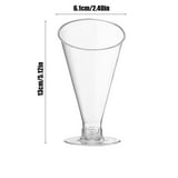 RXIRUCGD Inclined Mouth High Pudding Ice Cream Red Wine Champagne ...