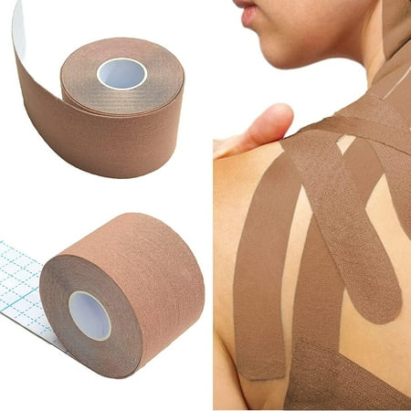 Kinesiology Tape 5mx5cm Elastic Muscle Support Tape Waterproof Athletic ...