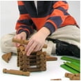 Timbers 170 Piece Wood Log Building Set - Walmart.com