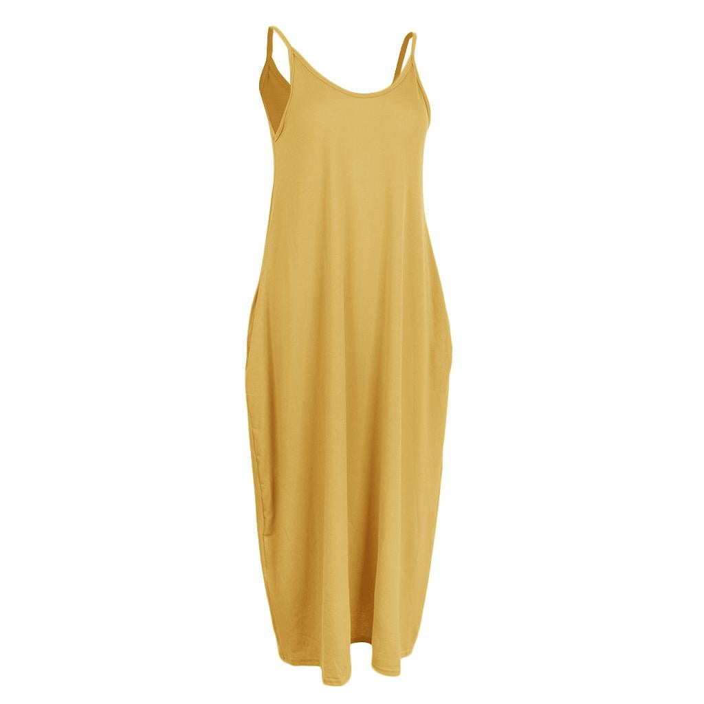 Click here for Yinanstore Womens Maxi Dress Spaghetti Strap Loose... prices