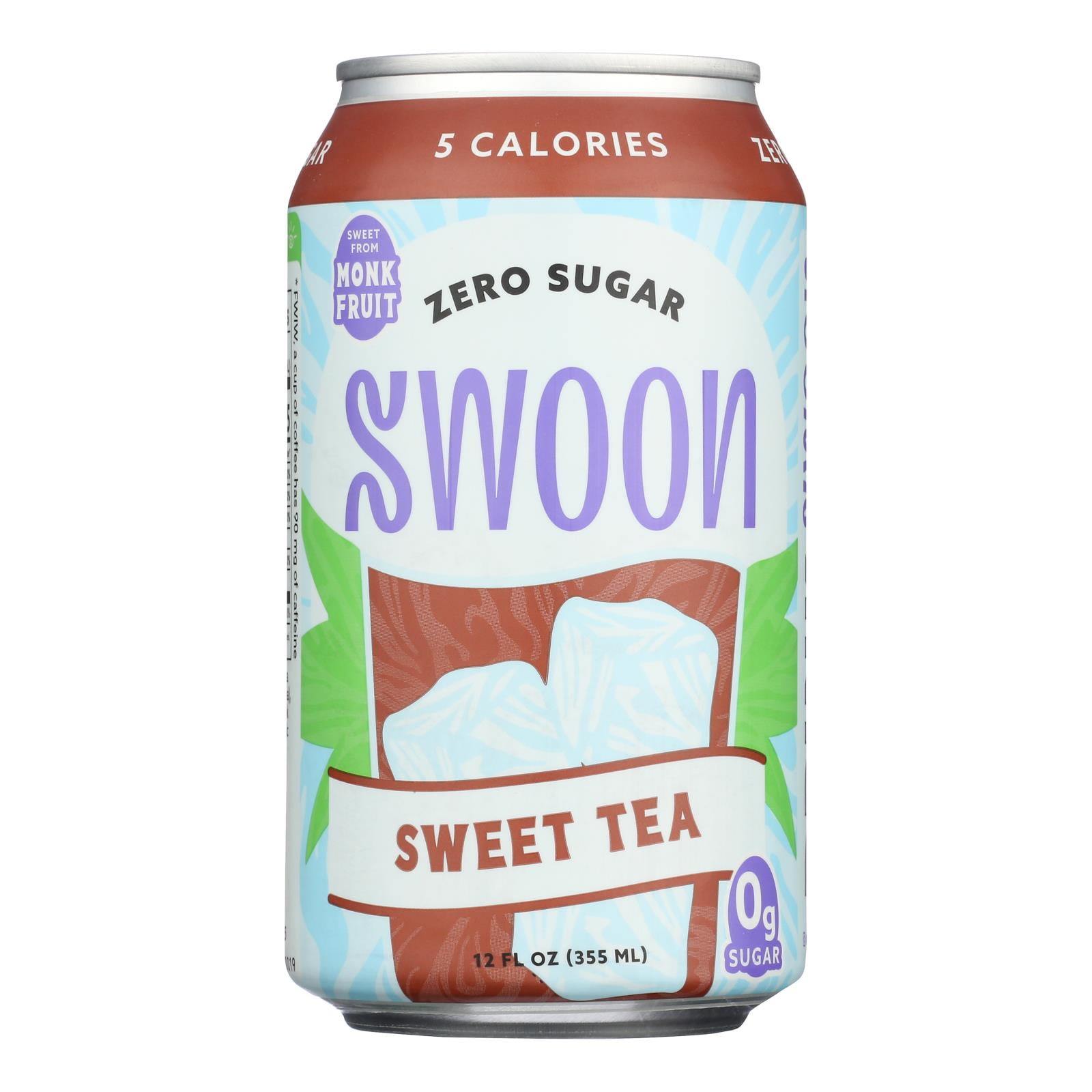 Swoon - Sweet Tea Zero Sugar - Case of 12-12 FZ - Walmart.com
