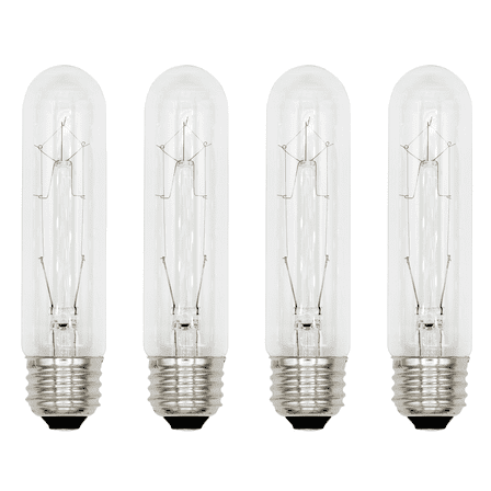 371000 25 Watt T10 Incandescent Clear E26 Medium Base Light Bulb with ...
